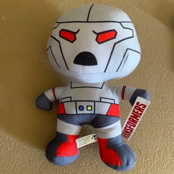 Hasbro | Toys | Nwt Large 1 Transformer Magatron Robot Plush Toy Grey ...